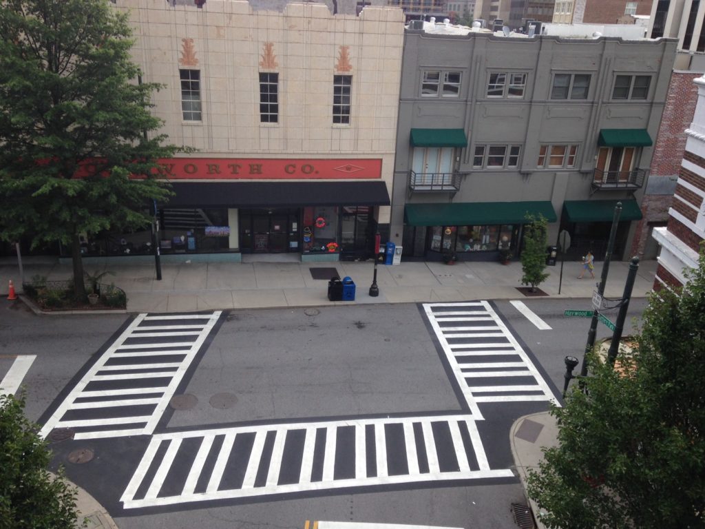 What’s up with new downtown Asheville crosswalks? - The City of Asheville