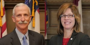 Asheville Mayor Esther Manheimer announces City Manager Gary Jackson's ...