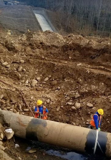 Water transmission line tie-in project completed! - The City of Asheville