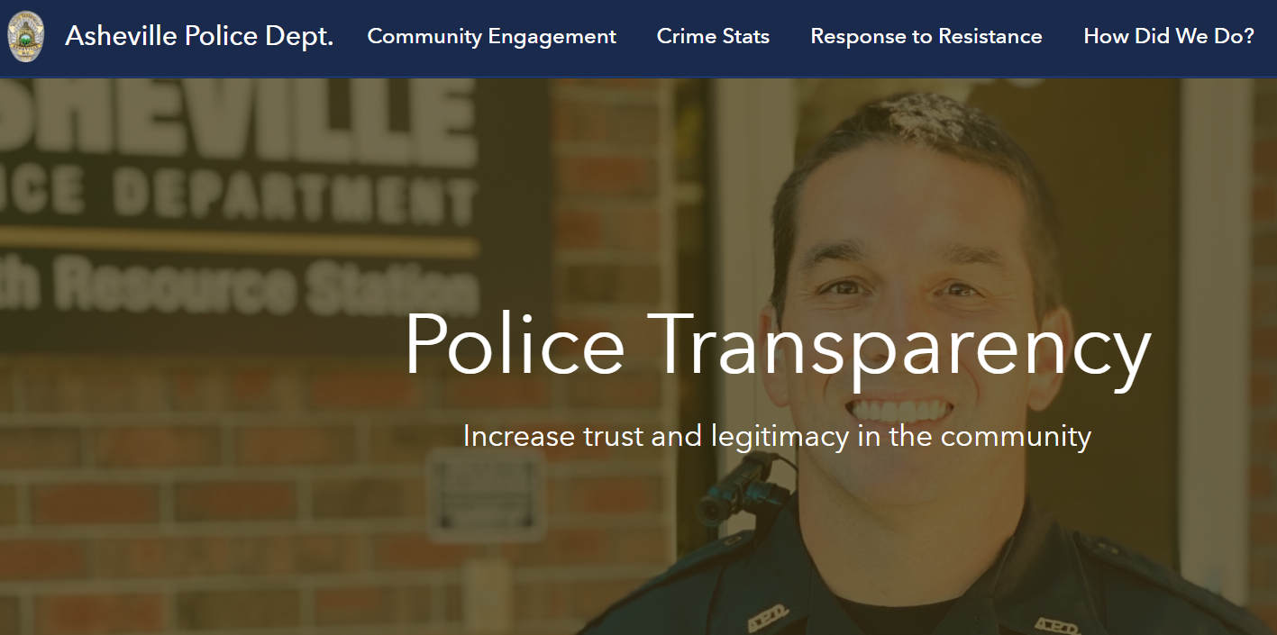 Asheville Police Department releases public transparency dashboard ...