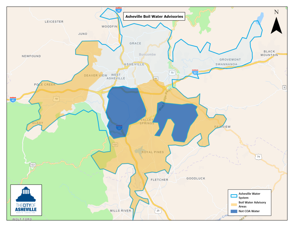 City of Asheville provides update on recent water outages - The City of ...