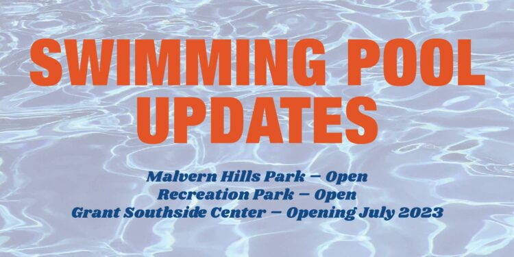 Malvern Hills Park pool opens Saturday, Recreation Park pool opens July ...