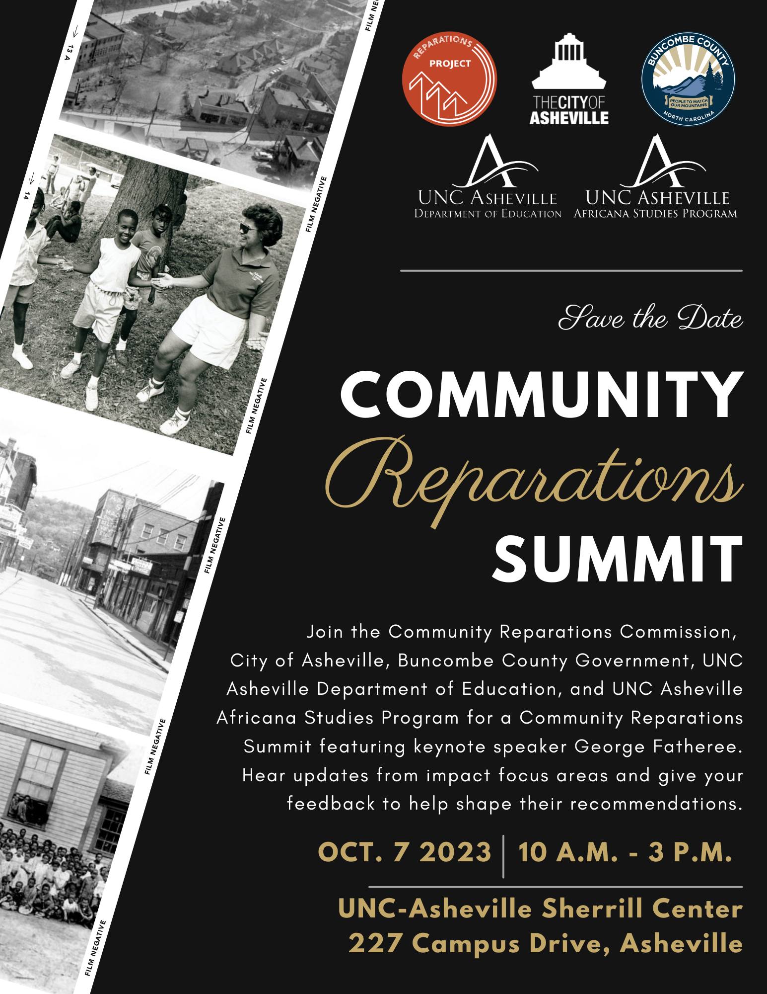 Community Reparations Summit to be Held Oct. 7; Public Invited to ...