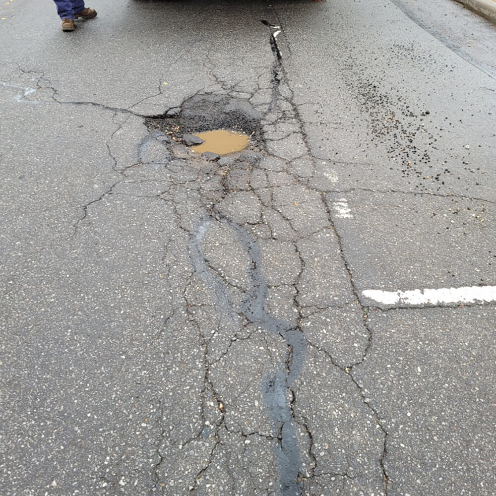 Report a pothole in a city street - The City of Asheville