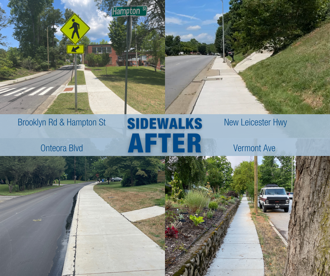 Infrastructure Progress Report: Sidewalks - The City of Asheville