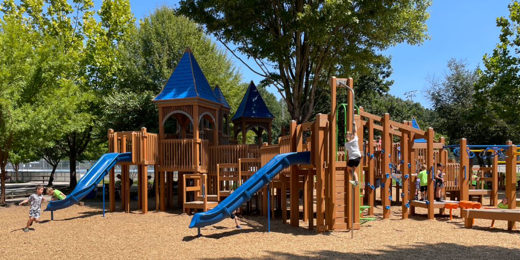 Slide, swing and soar at Carrier Park's new playground - The City of Asheville