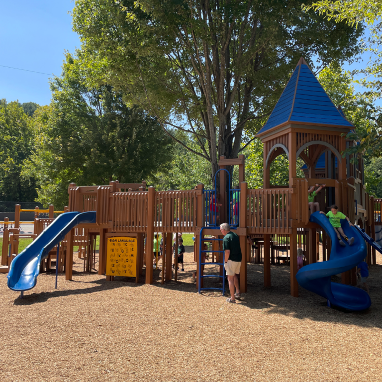 Slide, swing and soar at Carrier Park's new playground - The City of Asheville